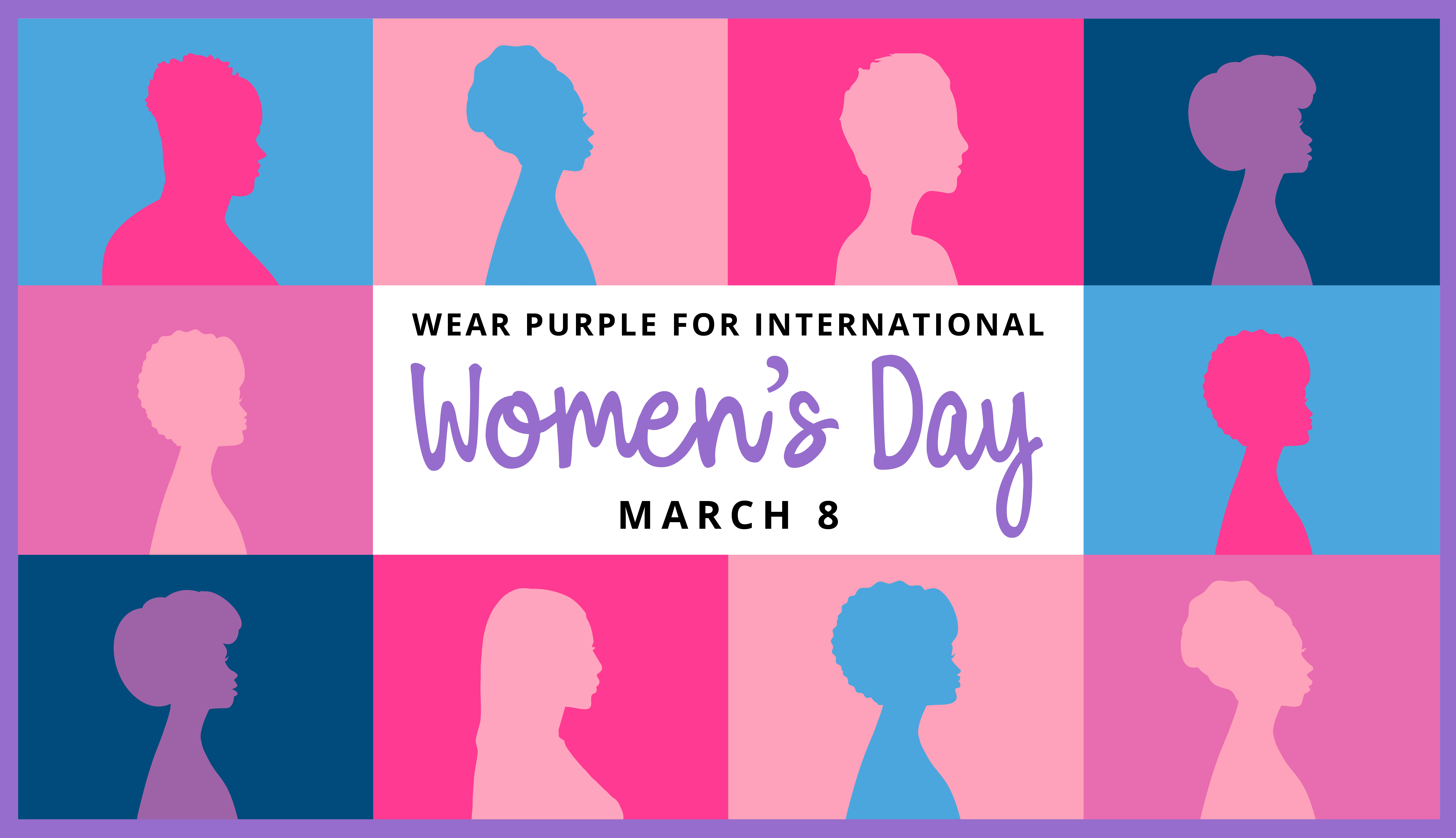 A Sea of Purple For International Women’s Day | Blue Nation Online