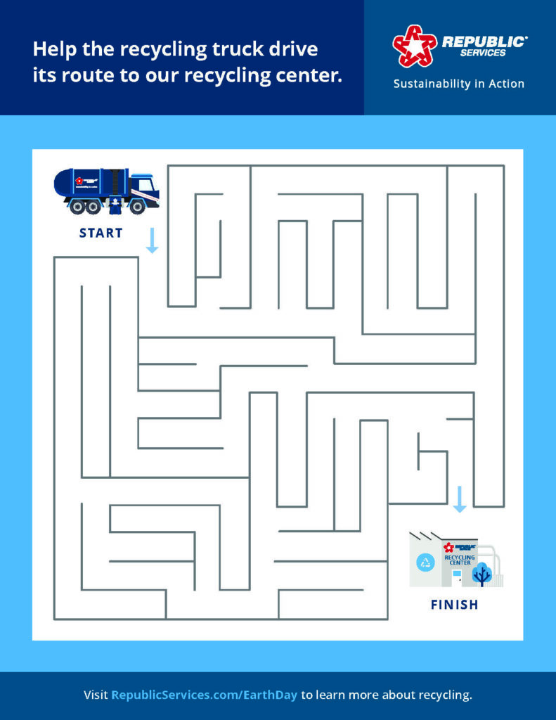 Printable Earth Day Learning Activities For Kids | Blue Nation Online