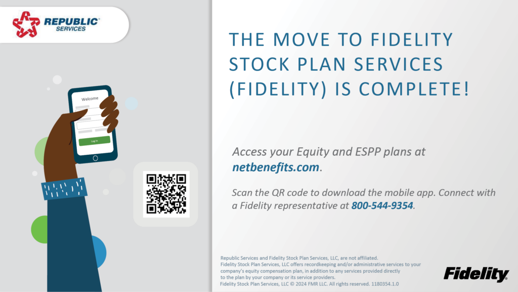 Equity and Employee Stock Purchase Plans Moved to Fidelity | Blue ...